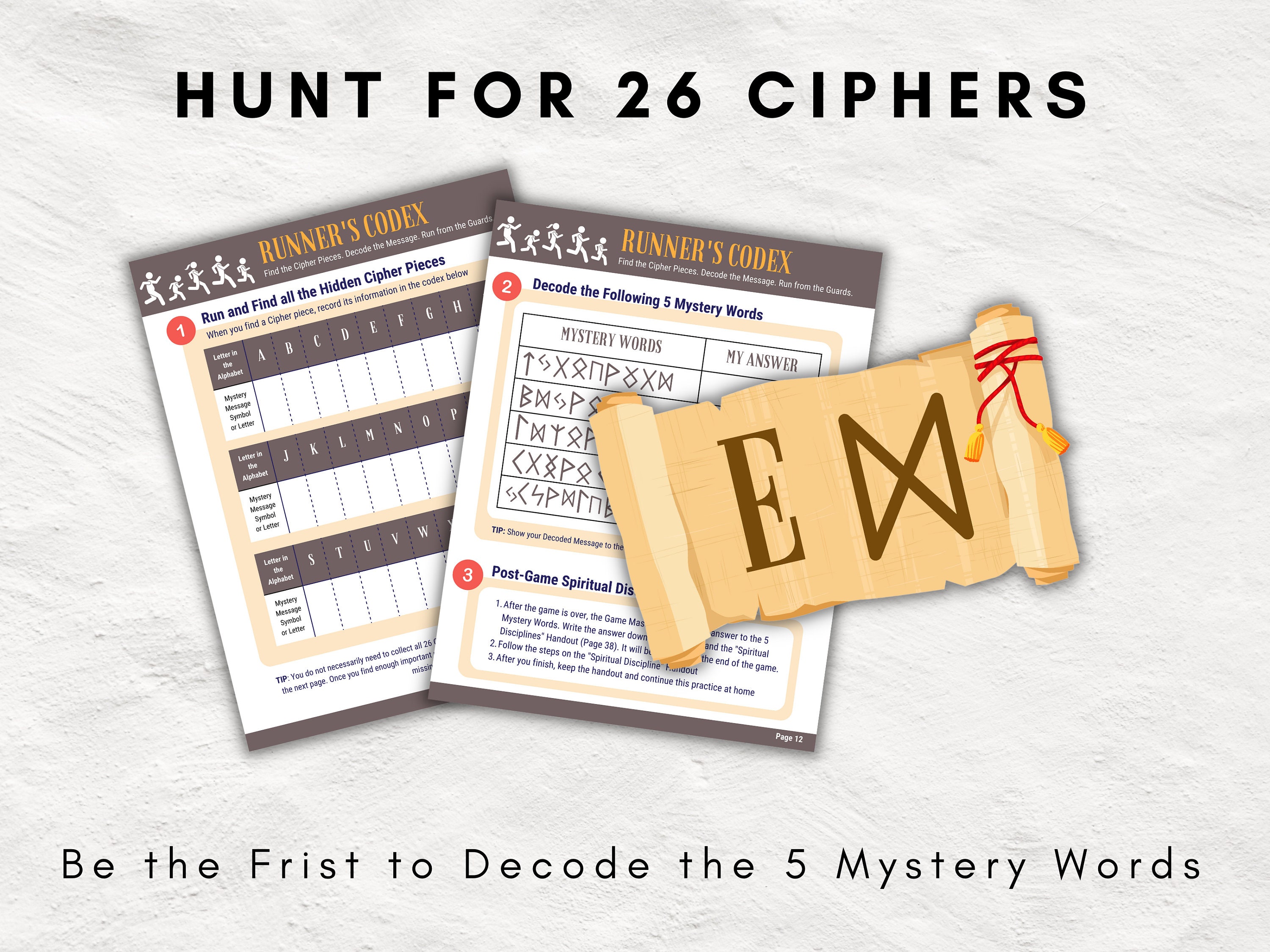 Temple Run Scavenger Hunt Kit Easter Egg Hunt Children and Youth ...