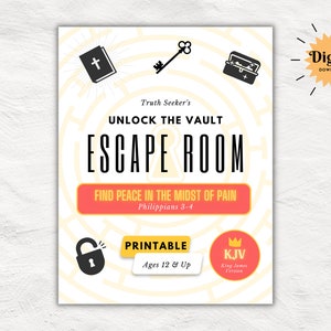 KJV Bible Study Escape Room Game | Philippians 3-4 | Fun Escape Room ...