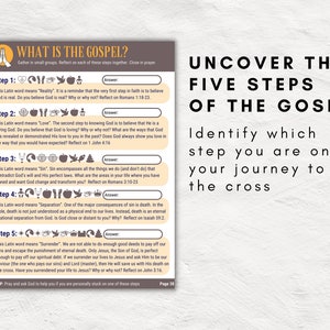 The 5 Steps of the Gospel | Scavenger Hunt Kit | Gospel of Salvation ...