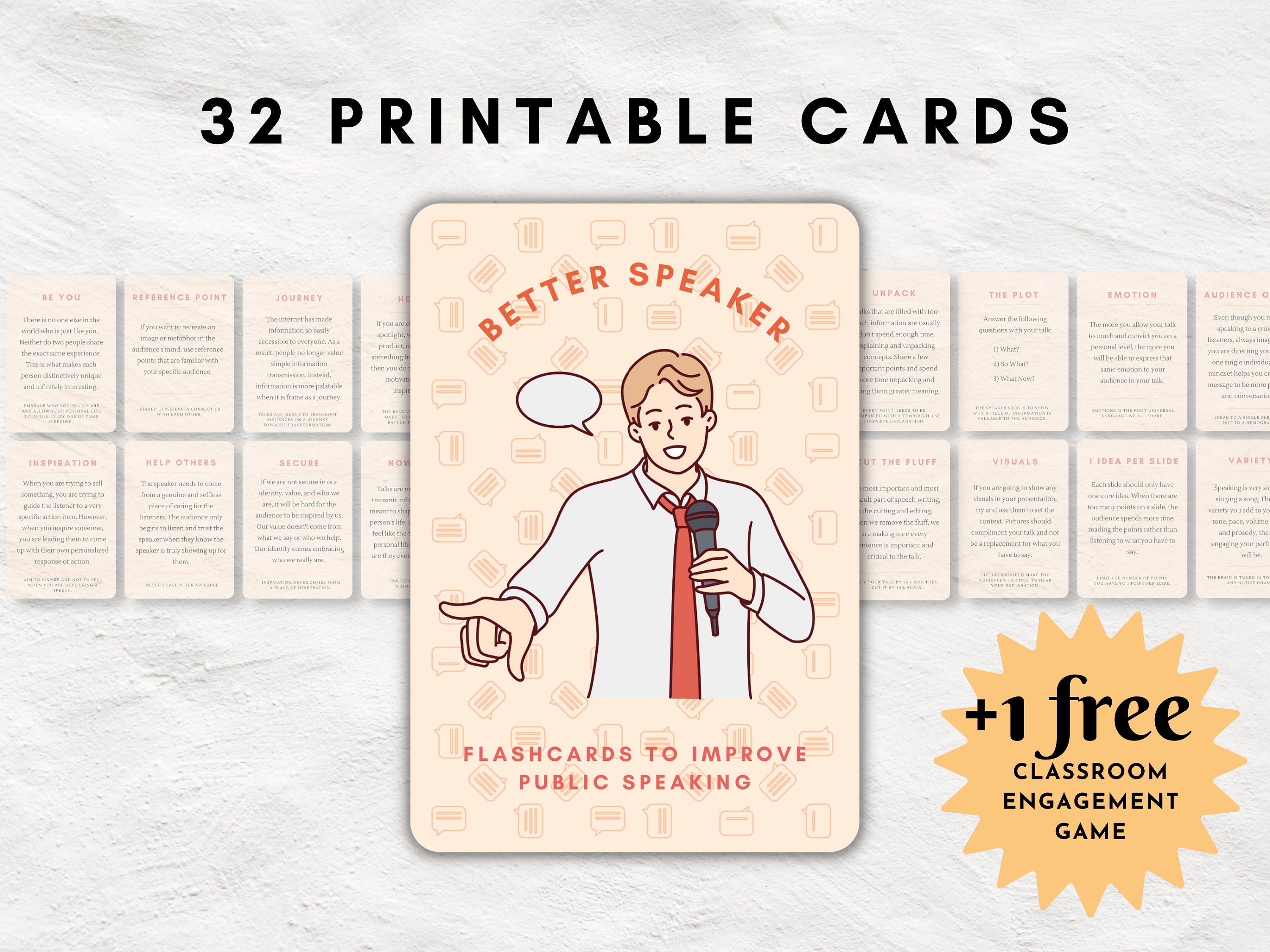 Public Speaking Improvement Tips and Techniques Flashcards ...