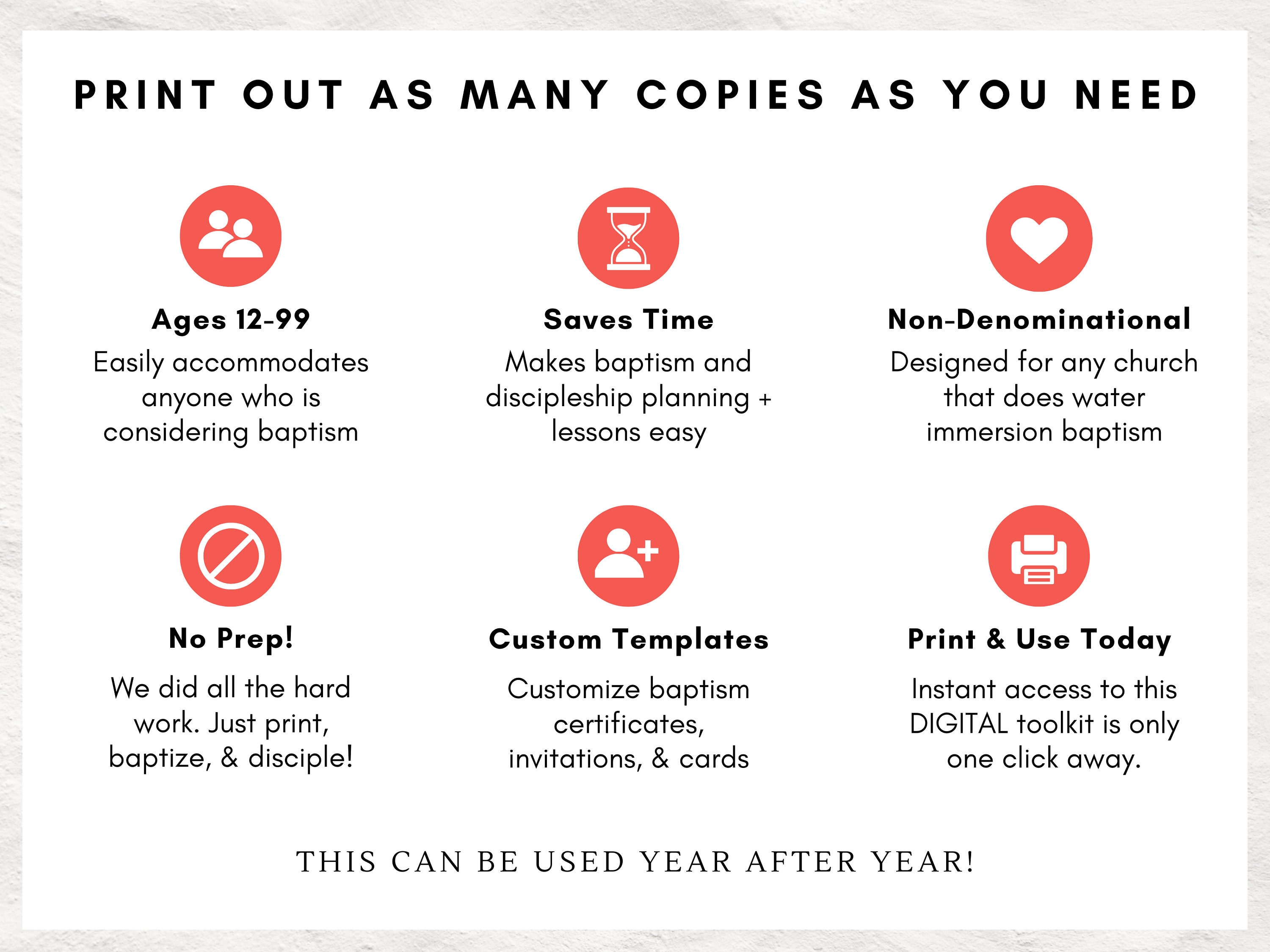 Christian Baptism and Discipleship Guide and Toolkit | Editable ...