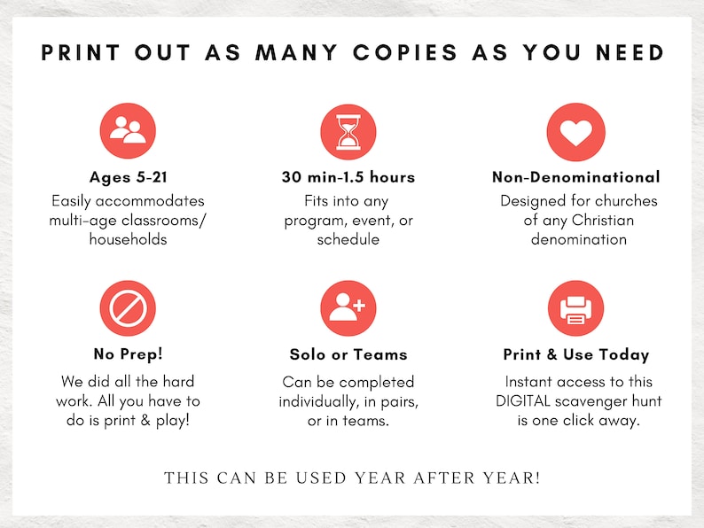 Temple Run Scavenger Hunt Kit Gospel of Salvation Tract Church and ...