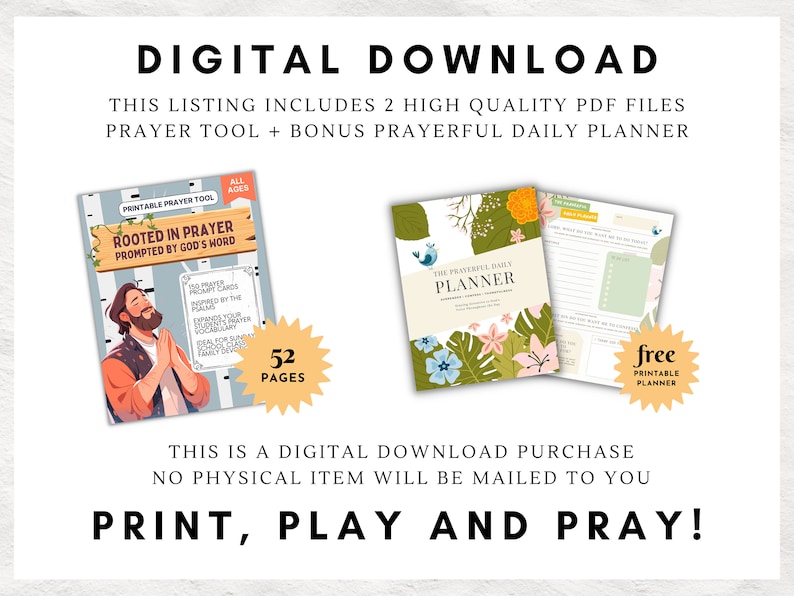 Prayer Tree: Christian Prayer Prompt Cards Inspired by Psalms ...