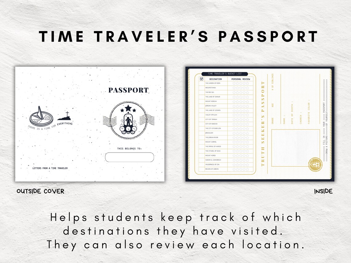 Letters From a Bible Time Traveler Adventure Bundle | Creative Study ...