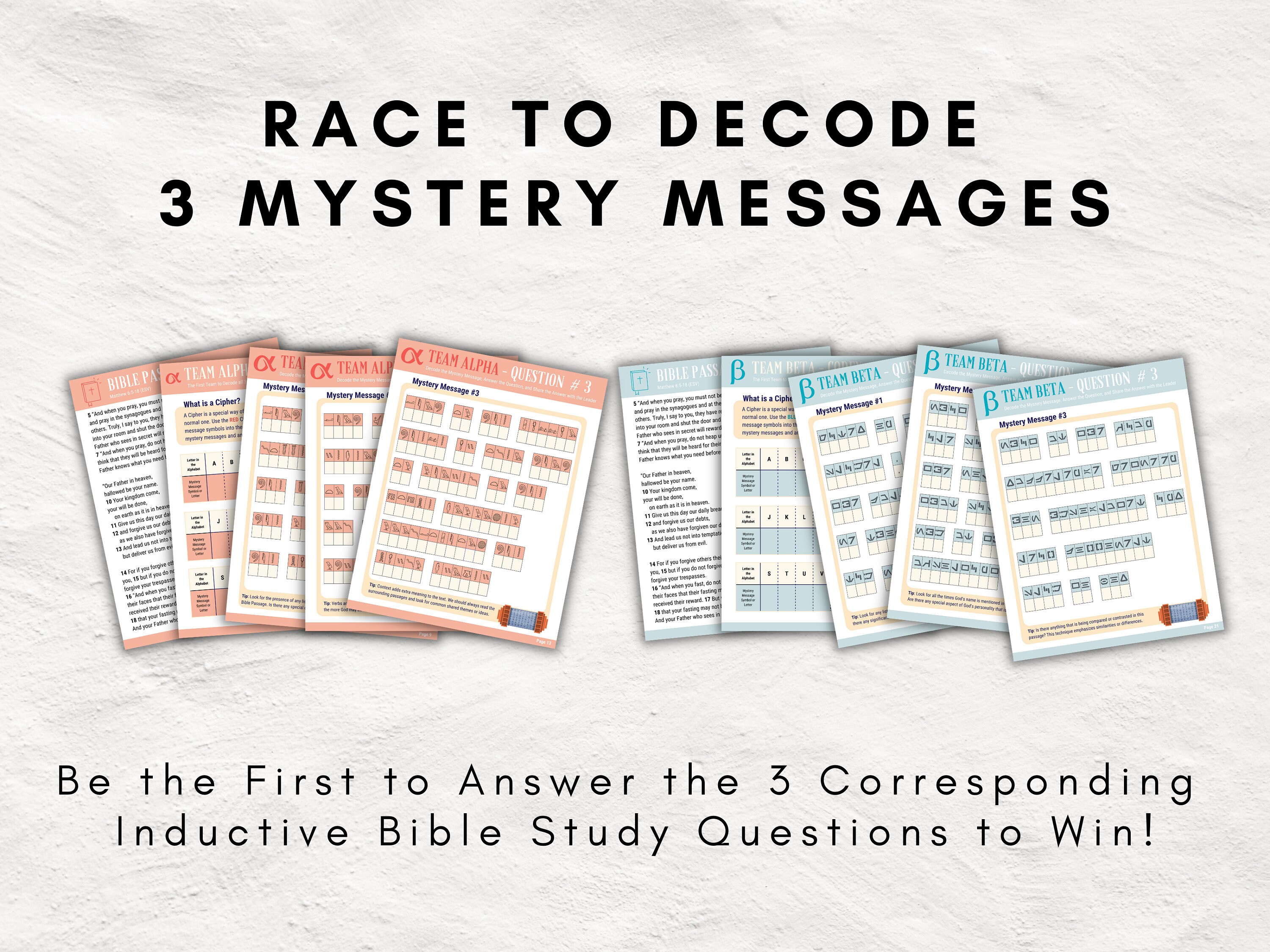 Capture the Flag Bible Study Game Unlock the Lessons Within the Lord's ...