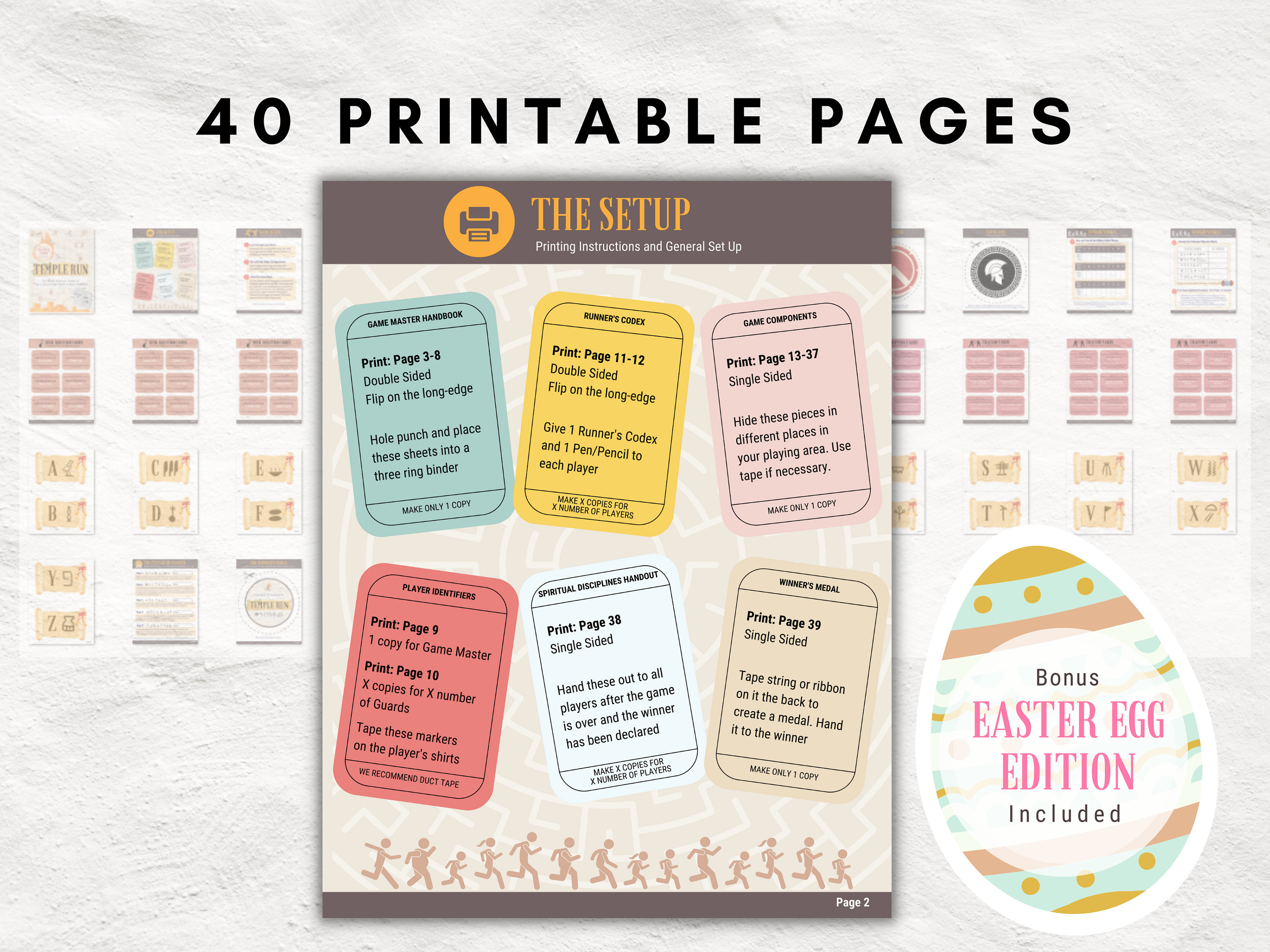 Temple Run | Scavenger Hunt Kit | Easter Egg Hunt | Children and Youth ...