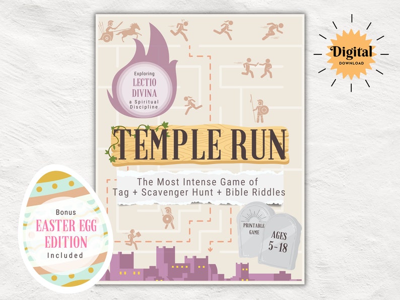 Temple Run Scavenger Hunt Kit Easter Egg Hunt Children - Etsy