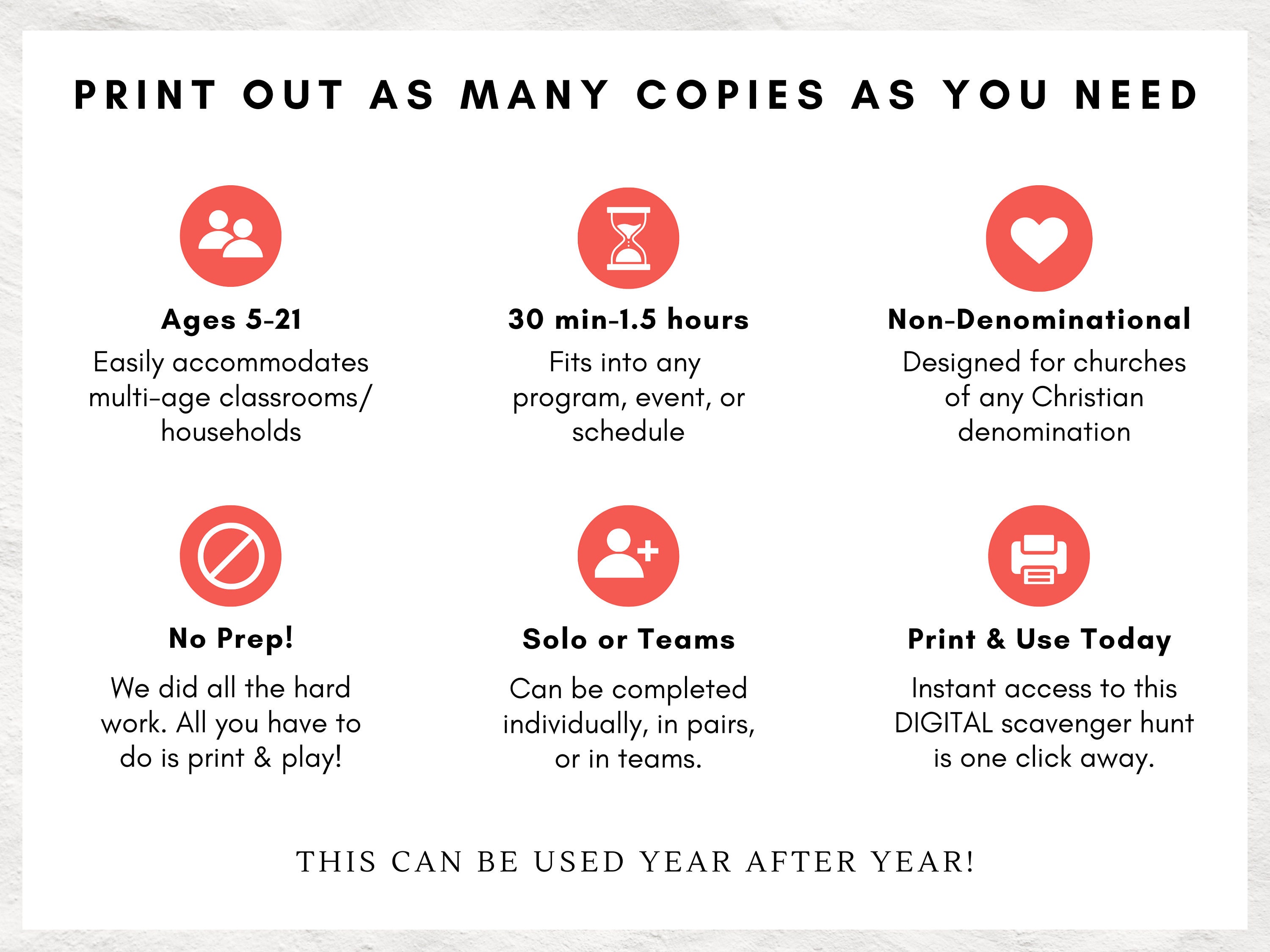 Temple Run Scavenger Hunt Kit Easter Egg Hunt Children and Youth ...