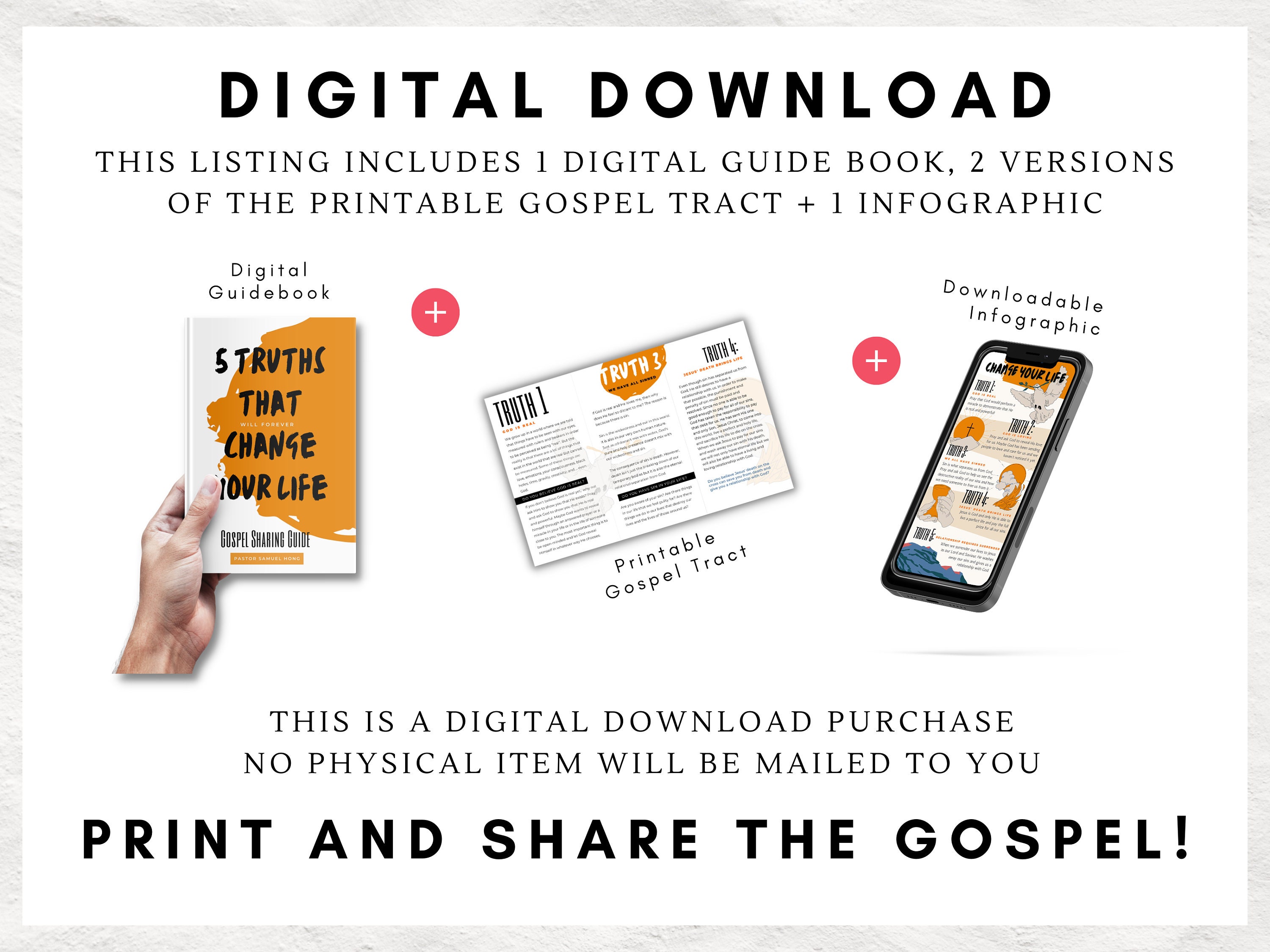 Share the Good News Toolkit Gospel Tract for Teens and Adults Gospel ...