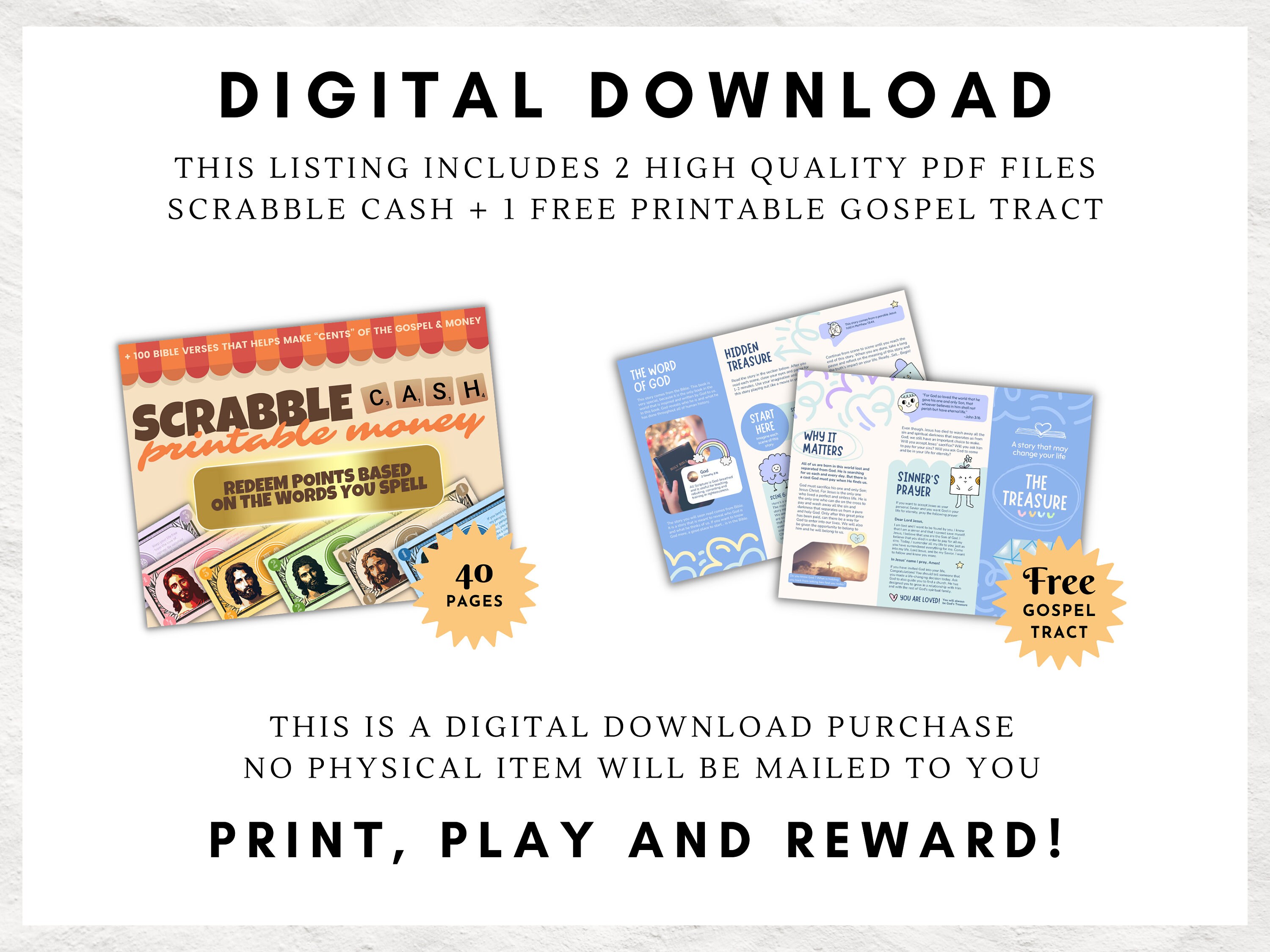 Scrabble Cash Printable Play Money With Bible Passages Reinvent Your ...