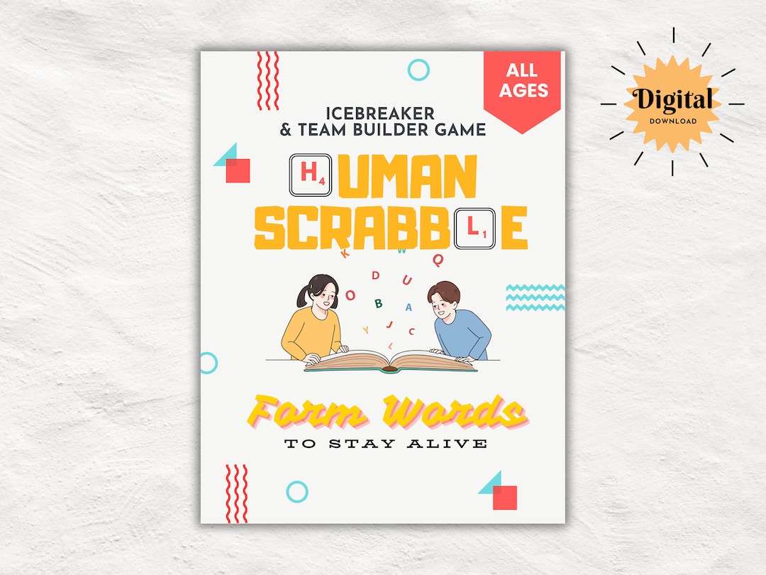 Human Scrabble Icebreaker & Teambuilder Game | Classroom | Youth Group ...
