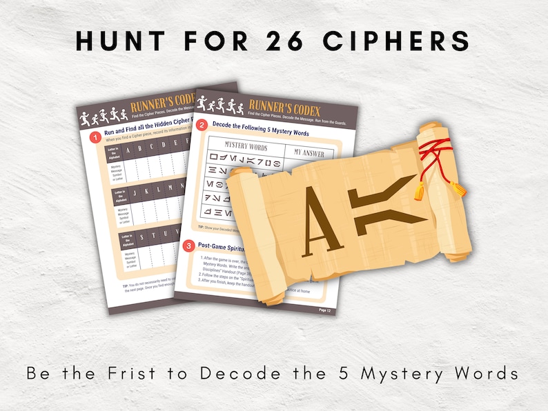 Temple Run Scavenger Hunt Kit Easter Egg Hunt Children and Youth ...