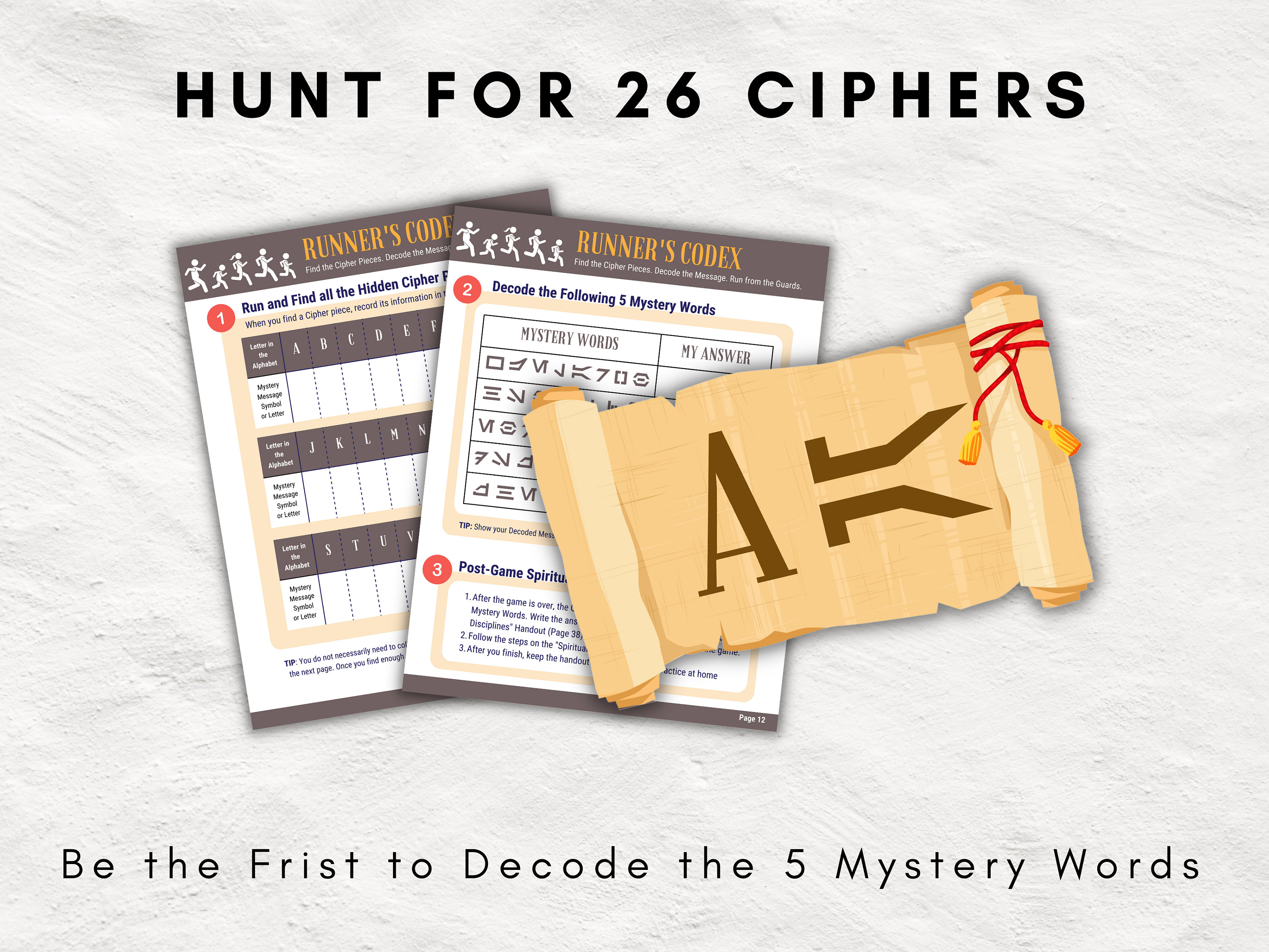 Temple Run Scavenger Hunt Kit Easter Egg Hunt Children and Youth ...