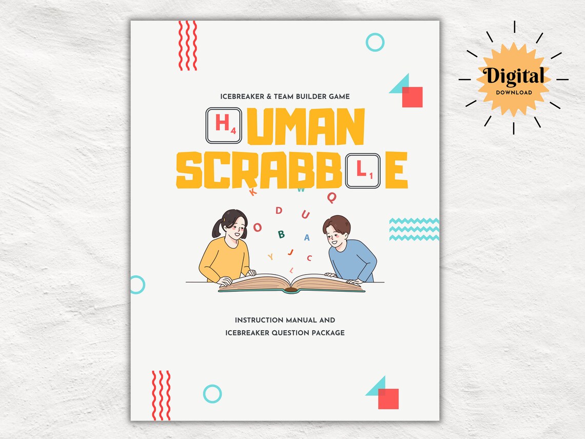 Human Scrabble Icebreaker & Teambuilder Game Classroom Youth Group ...