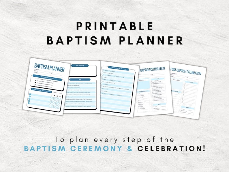 Christian Baptism and Discipleship Guide and Toolkit | Editable ...