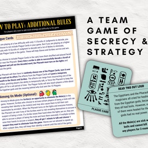 The Mole | Murder Mystery Game | Pharaoh and the 10 Plagues | Children ...