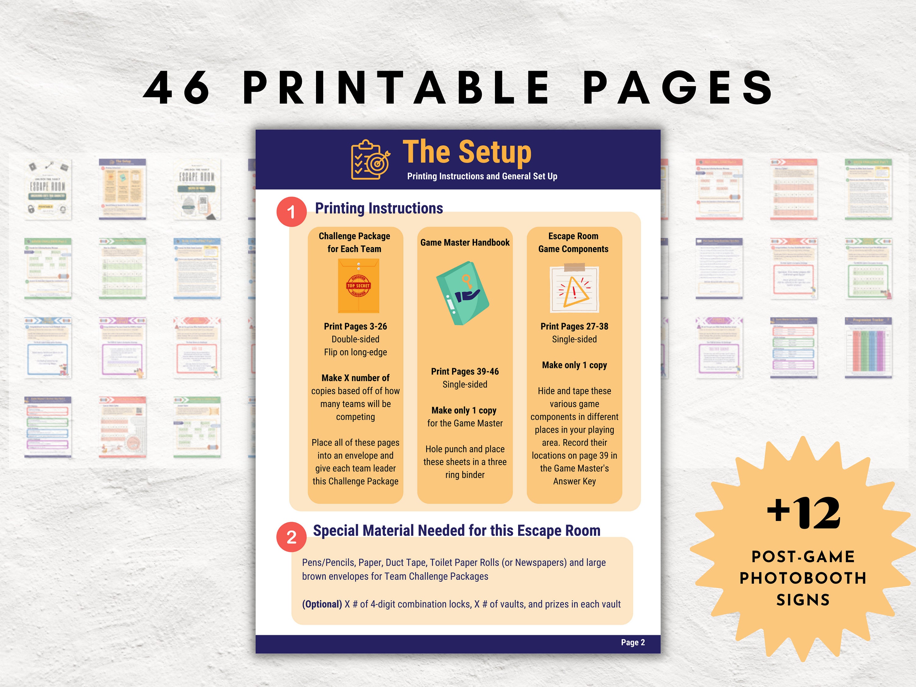 Bible Study Escape Room Quest | Joshua 24 | Interactive Bible Study ...