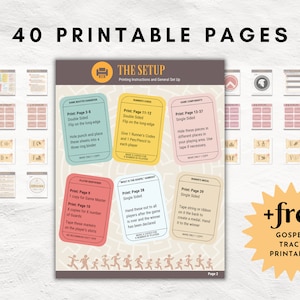 The 5 Steps of the Gospel | Scavenger Hunt Kit | Gospel of Salvation ...