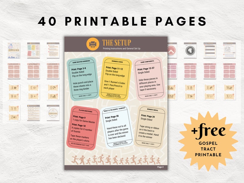 The 5 Steps of the Gospel | Scavenger Hunt Kit | Gospel of Salvation ...