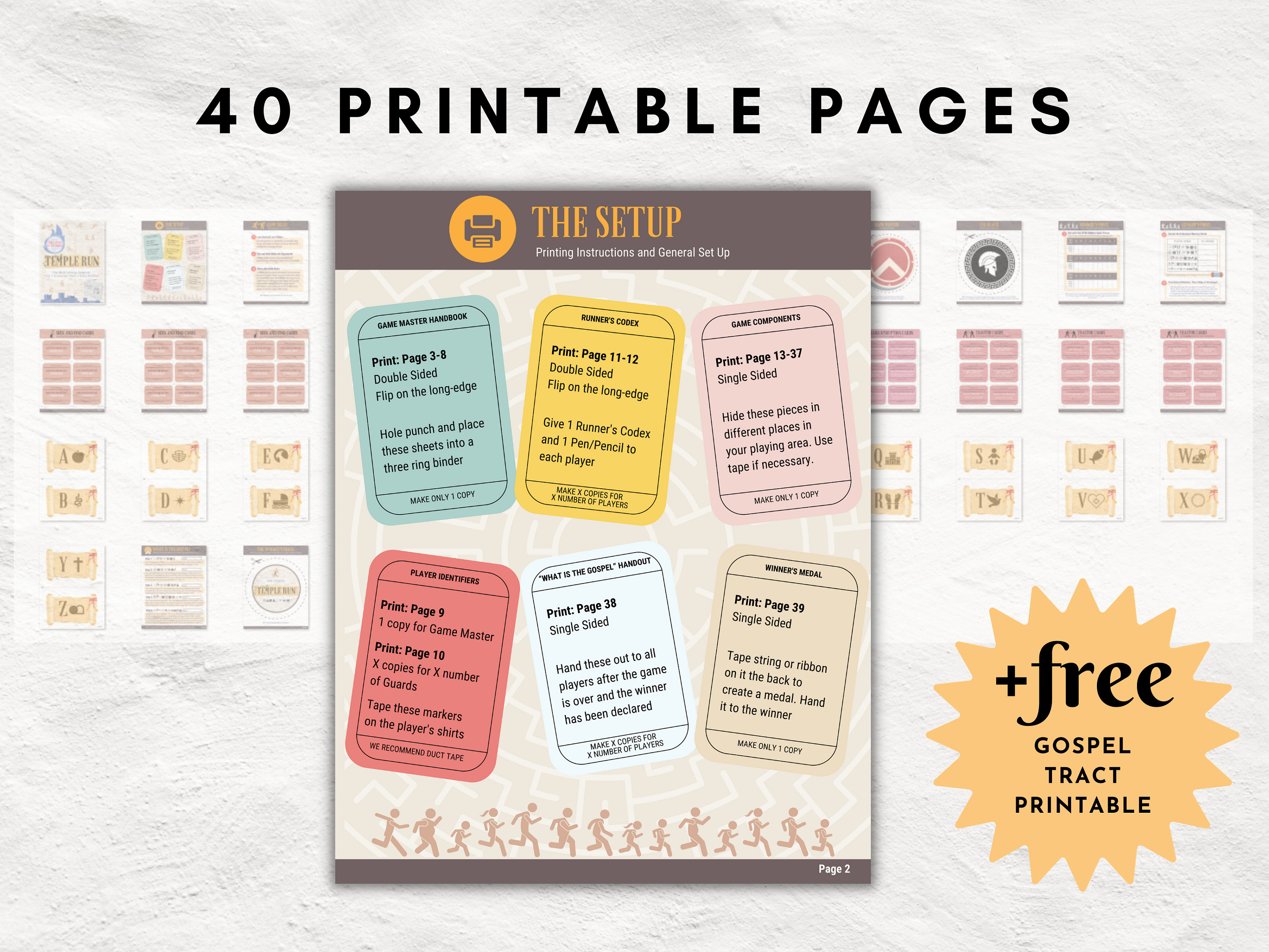 The 5 Steps of the Gospel Scavenger Hunt Kit Gospel of Salvation Tract ...