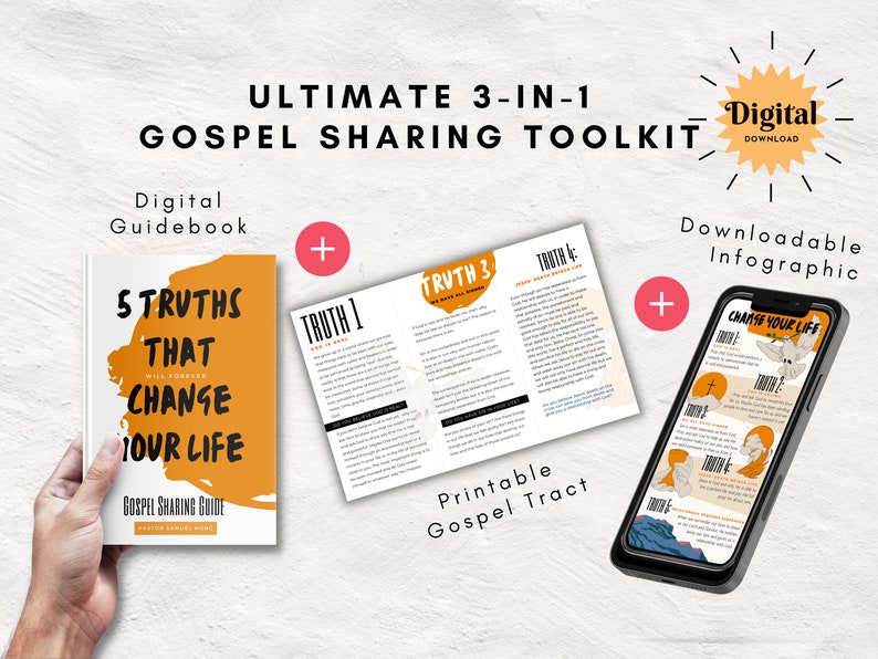 Share the Good News Toolkit Gospel Tract for Teens and Adults Gospel ...