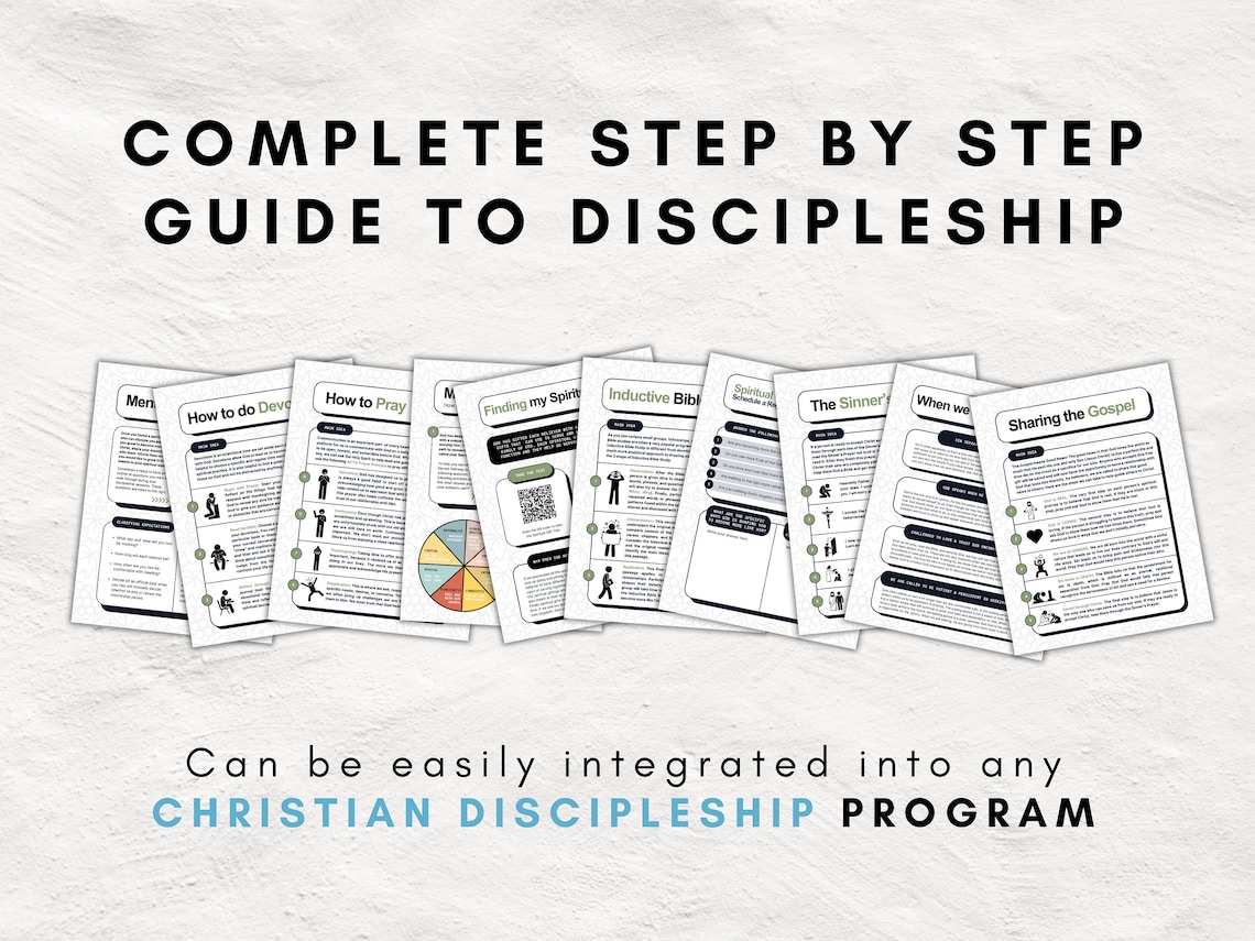 Christian Baptism and Discipleship Guide and Toolkit Editable ...