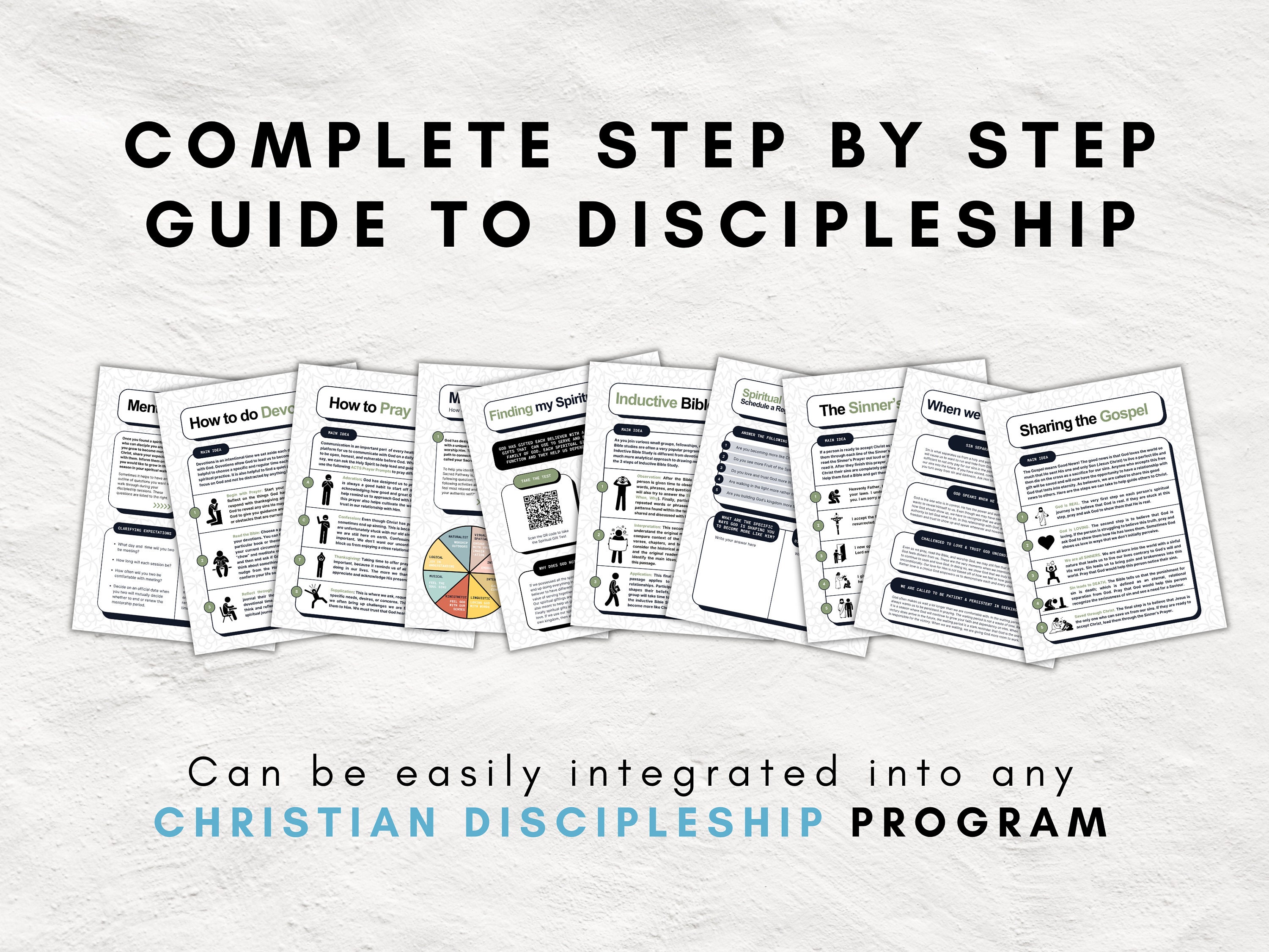 Christian Baptism and Discipleship Guide and Toolkit Editable ...