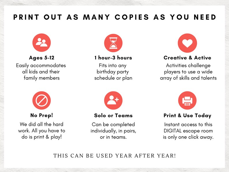 Epic Birthday Quest DIY Printable Treasure Hunt Game for Kids Secret ...