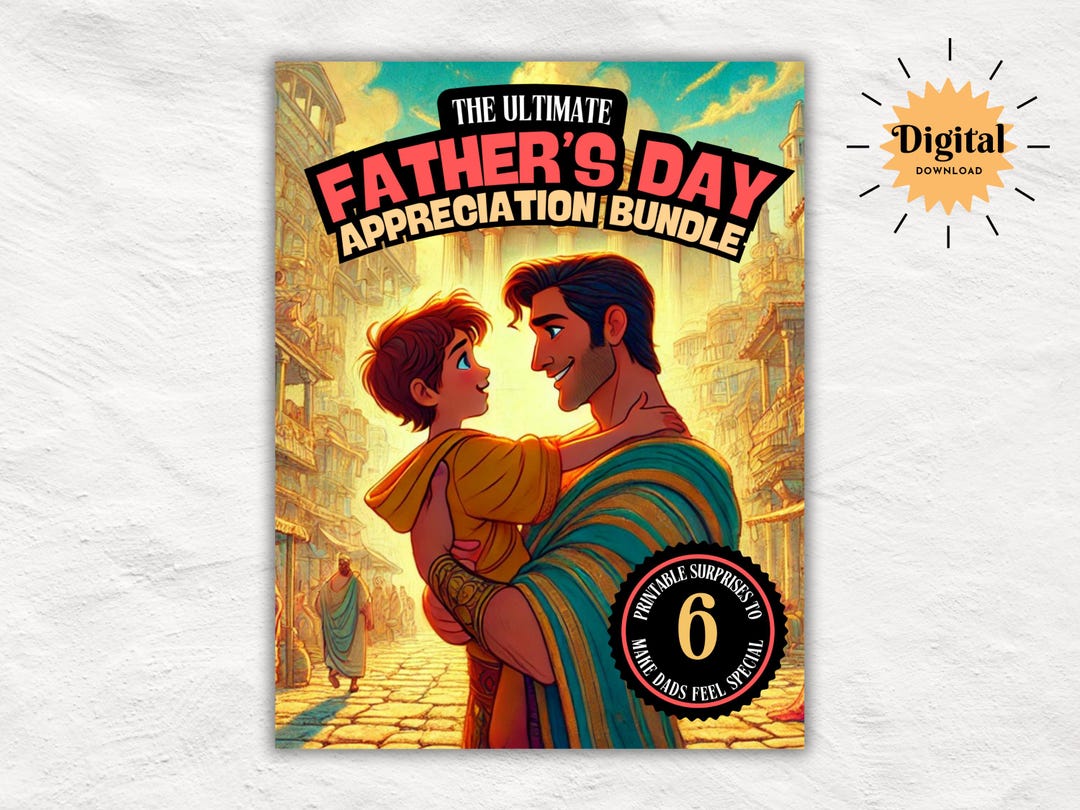 Ultimate Father's Day Appreciation Bundle - 6 Unique Printable Gifts ...