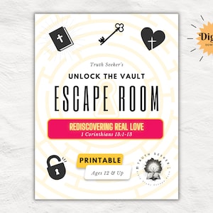 Rediscover Real Love | Fun Bible Study Escape Room Game for Teens ...