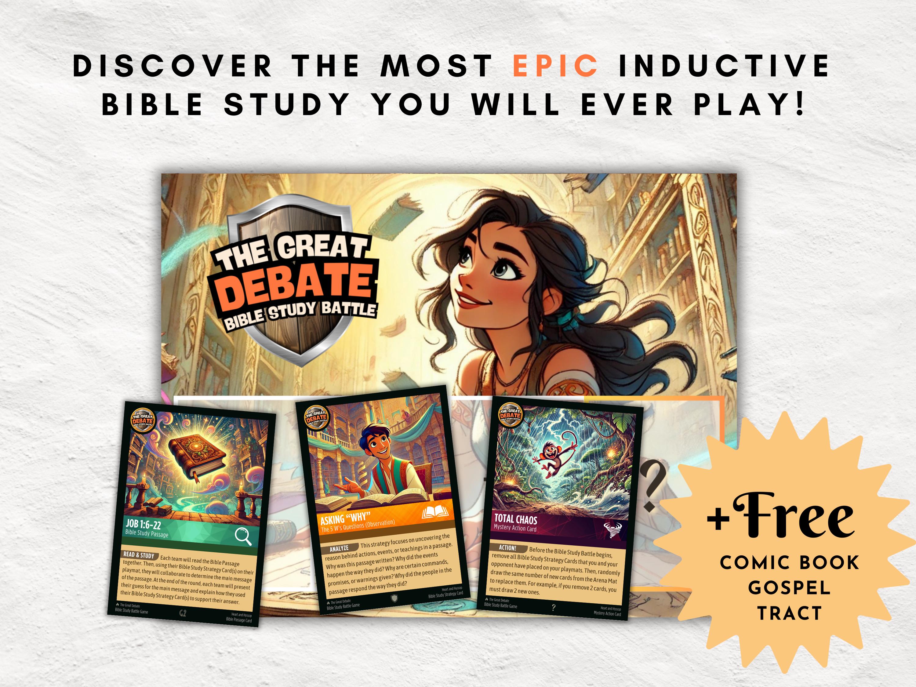 The Great Debate: Bible Study Battle – Inductive Bible Study Game ...