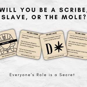 The Mole | Murder Mystery Game | Pharaoh and the 10 Plagues | Children ...