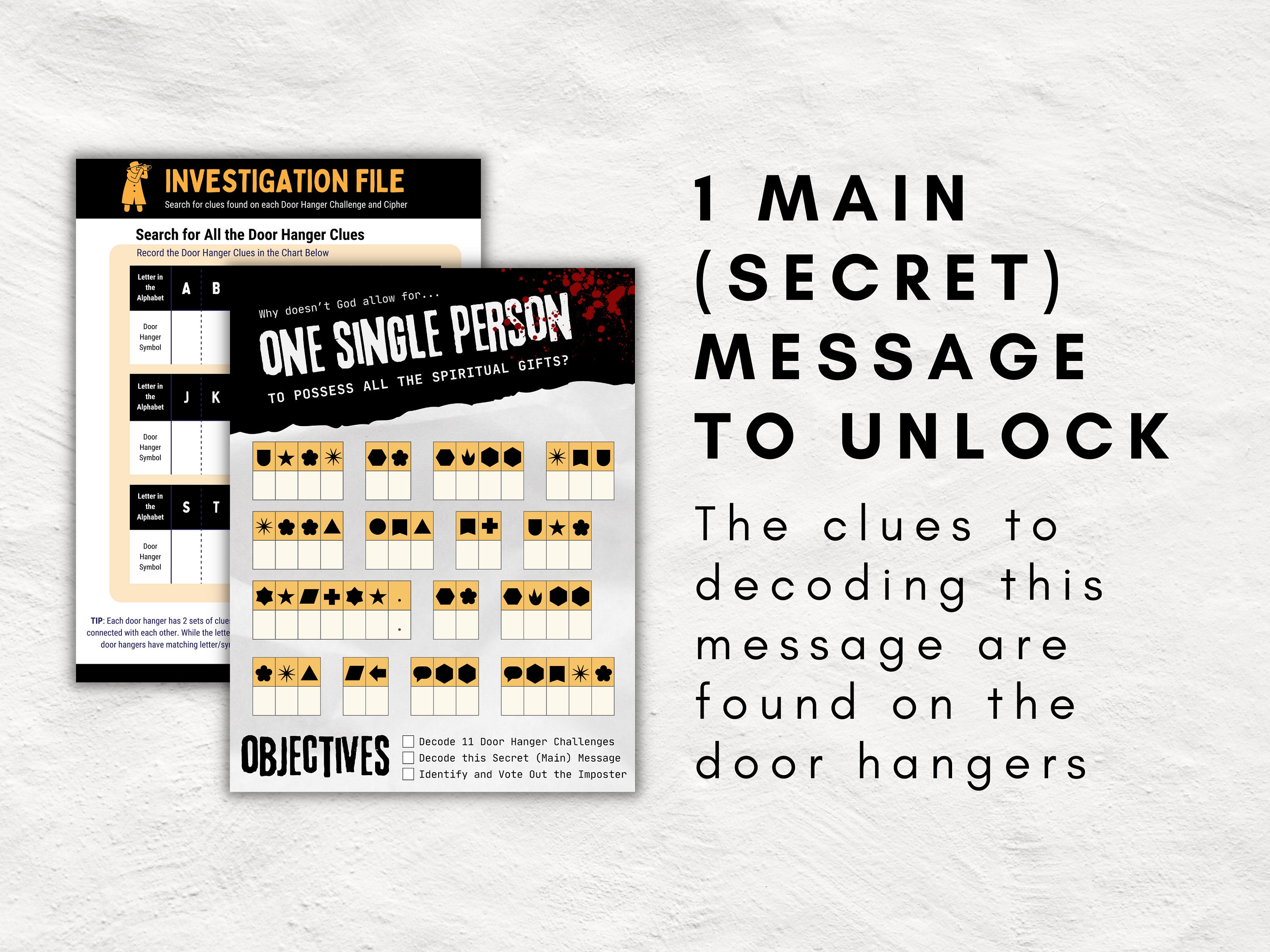 Uncover Your Spiritual Gifts | Imposter Among Us Printable Youth Group ...