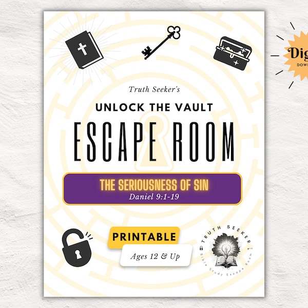Escape Room Printable - Etsy