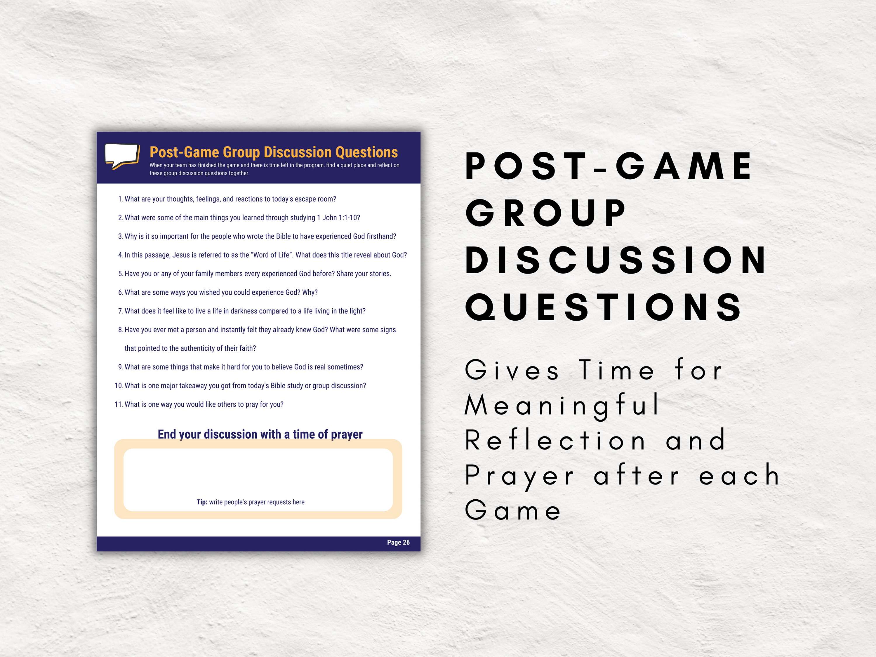 KJV Bible Study Escape Room Game 1 John Finding Evidence That God is ...