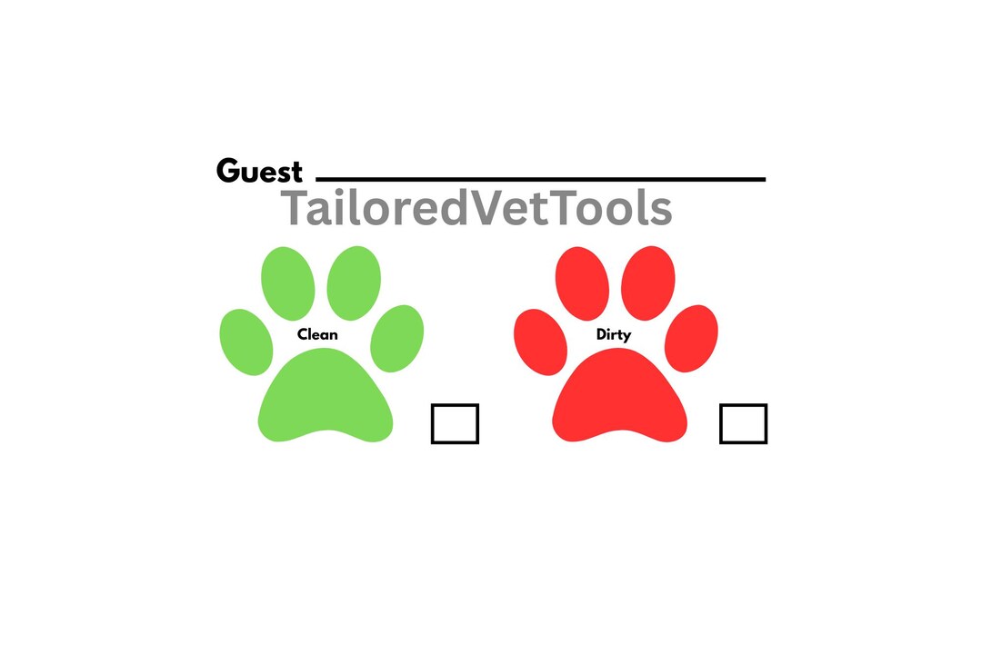 Veterinary Kennel Sign - Etsy