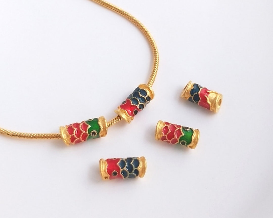 4pcs Japanese Carp Flag Enamel Koi Partition Making Pendant Supplies ...