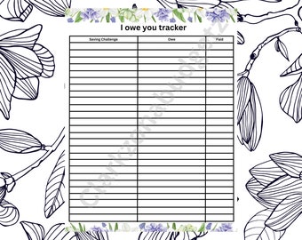 Printable I Owe You - Etsy