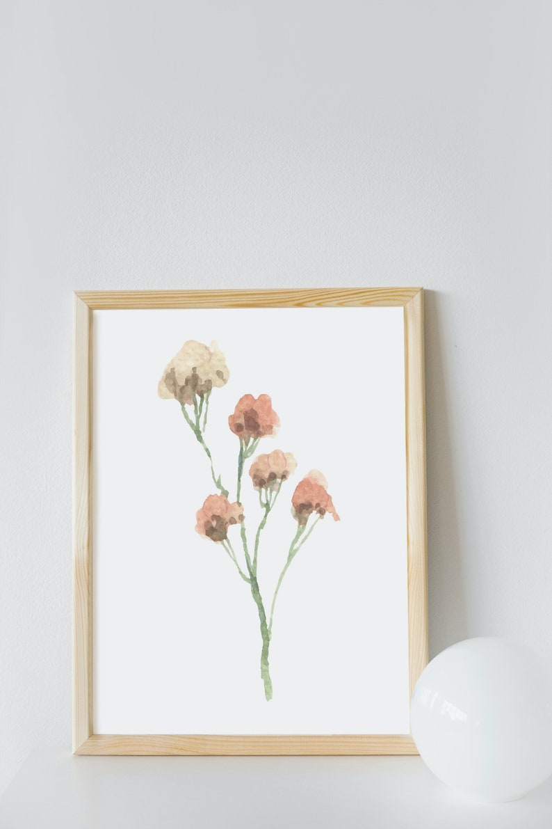 Flower Prints | Fall Printable Home Decor | Digital Download Prints - Etsy