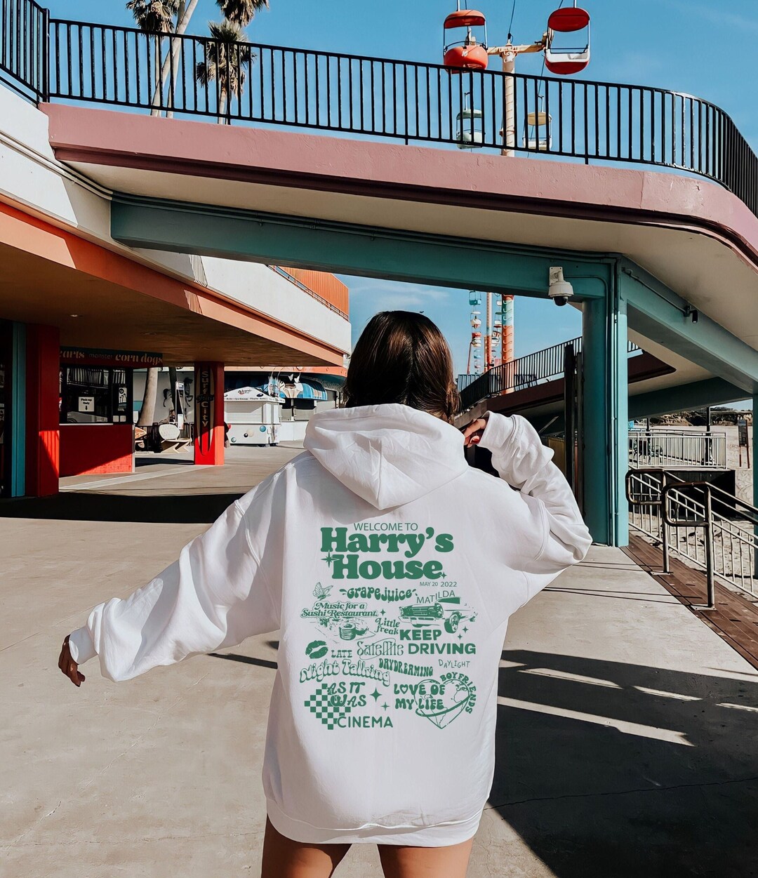 Harry's House Hoodie Harry Styles Merch Oversized - Etsy