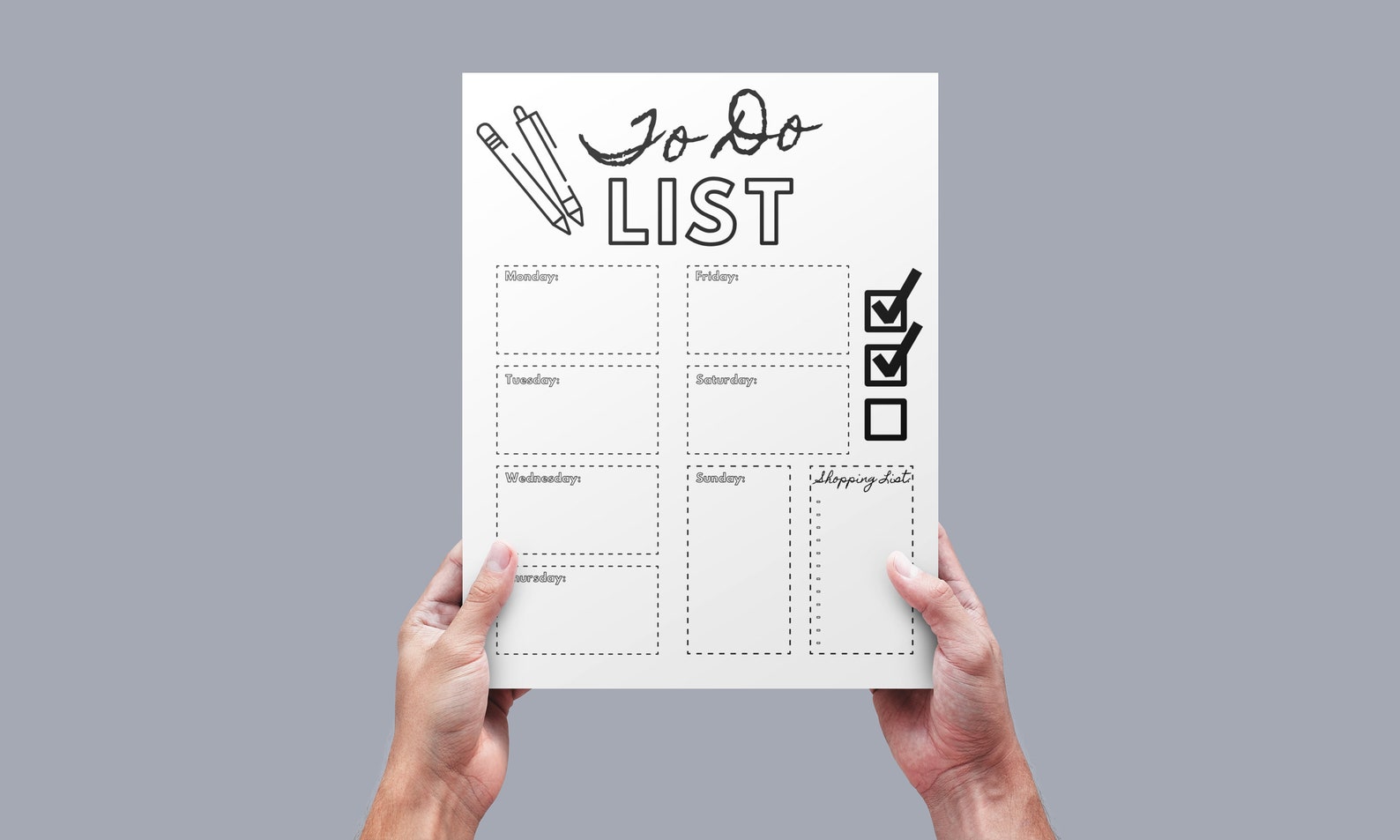 Simple to Do List digital Download - Etsy