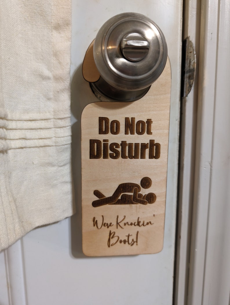 Naughty Sex Do Not Disturb Door Hanger Sign Christmas Designs Are In Funny Gag T For Room