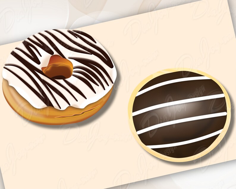 Donut Clipart Set, Cute Donut Illustrations, Digital Donut PNG, Clipart ...