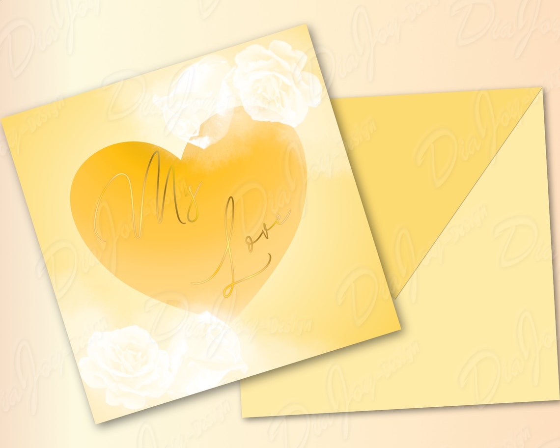 Heart Shaped Cards PNG, Digital Download Cards, Set of 3 Heart Cards ...