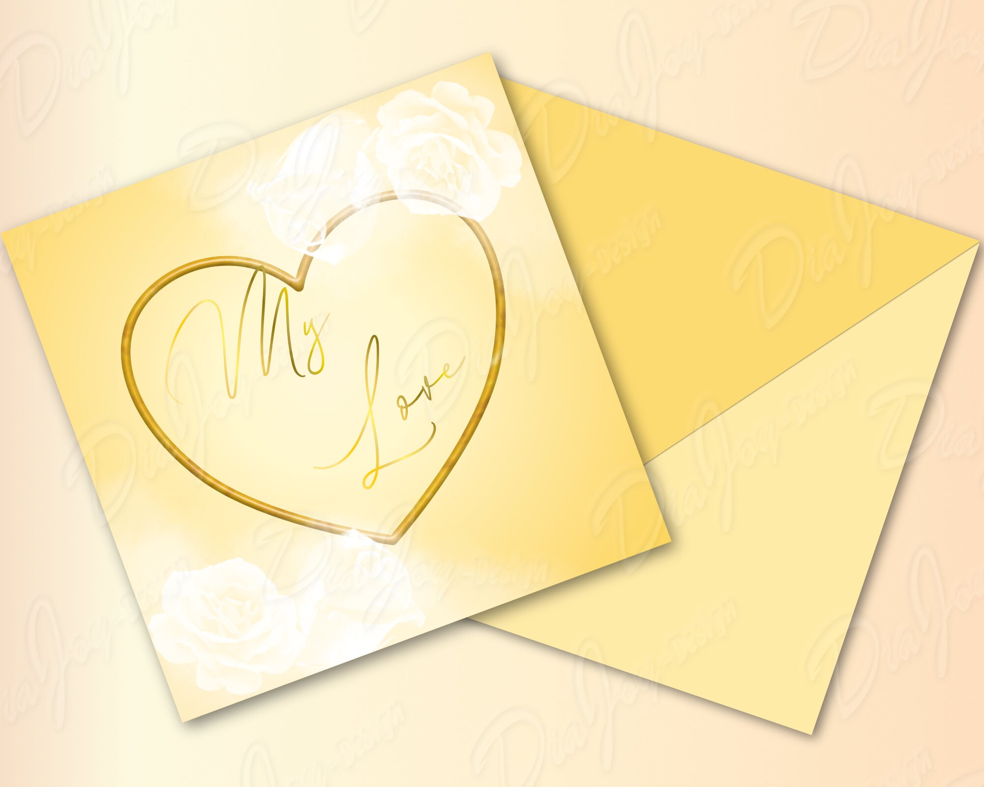 Heart Shaped Cards PNG, Digital Download Cards, Set of 3 Heart Cards ...