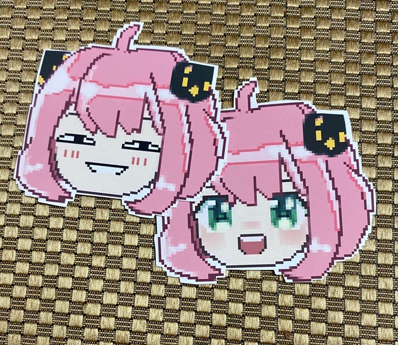 Pixel Anya Spyxfamily Sticker - Etsy
