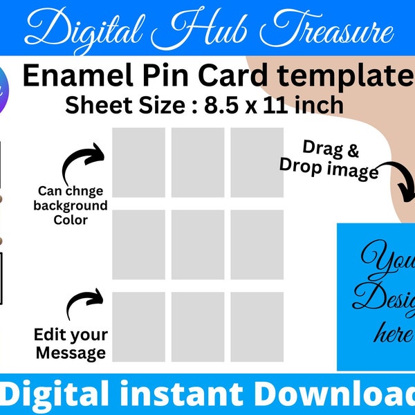 Pin Display Card - Etsy