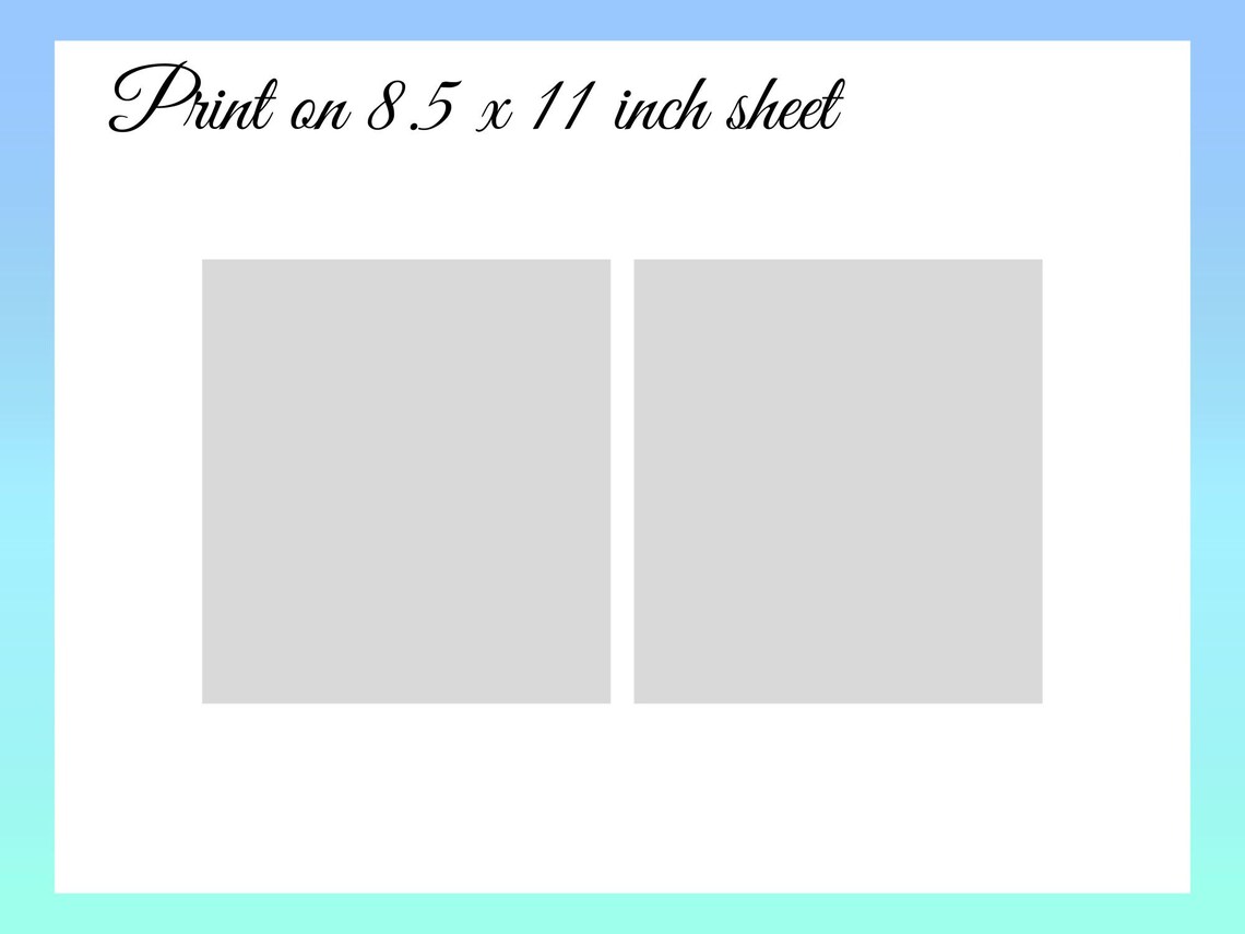 5x5" Gable Box Label Template: DIY Design (digital Download) - Etsy