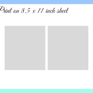 5x5" Gable Box Label Template: DIY Design (digital Download) - Etsy