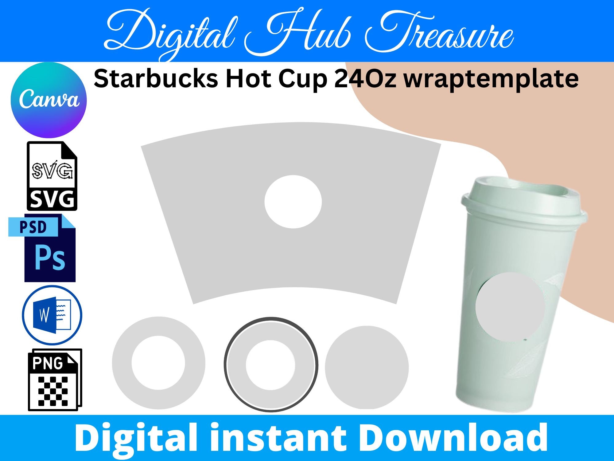 Starbucks Cup Template Psd